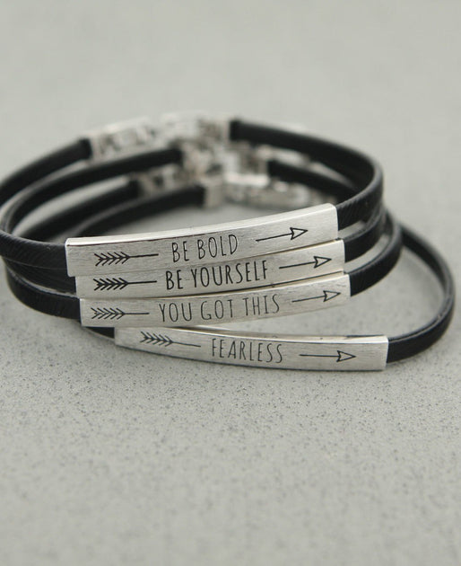Inspirational Bracelets with Mindful Mantras: MindFuelNest Cuffs – Vera ...