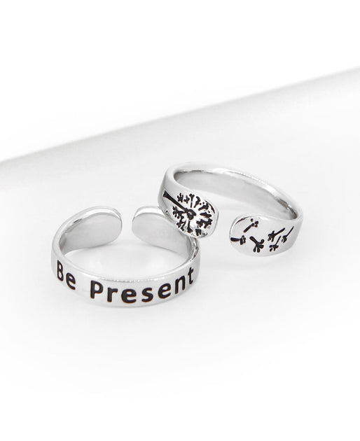 Sterling Silver Inspirational Rings With Mantras, Quotes & Affirmations ...